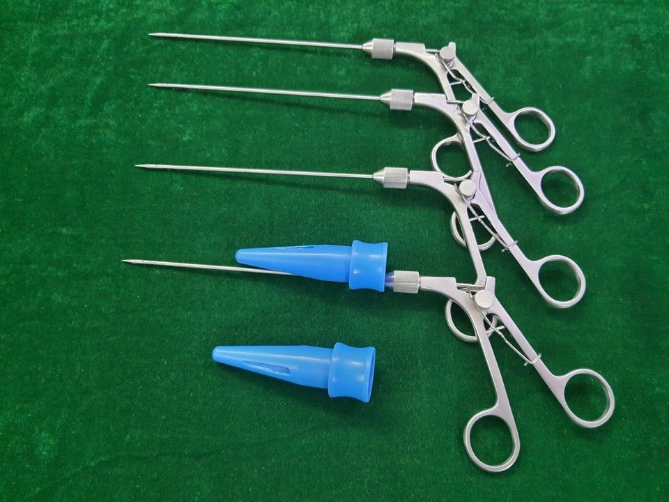 4pc Laparoscopic Suture Passer 2.5mmx170mm with Blue Cone Reusable ...