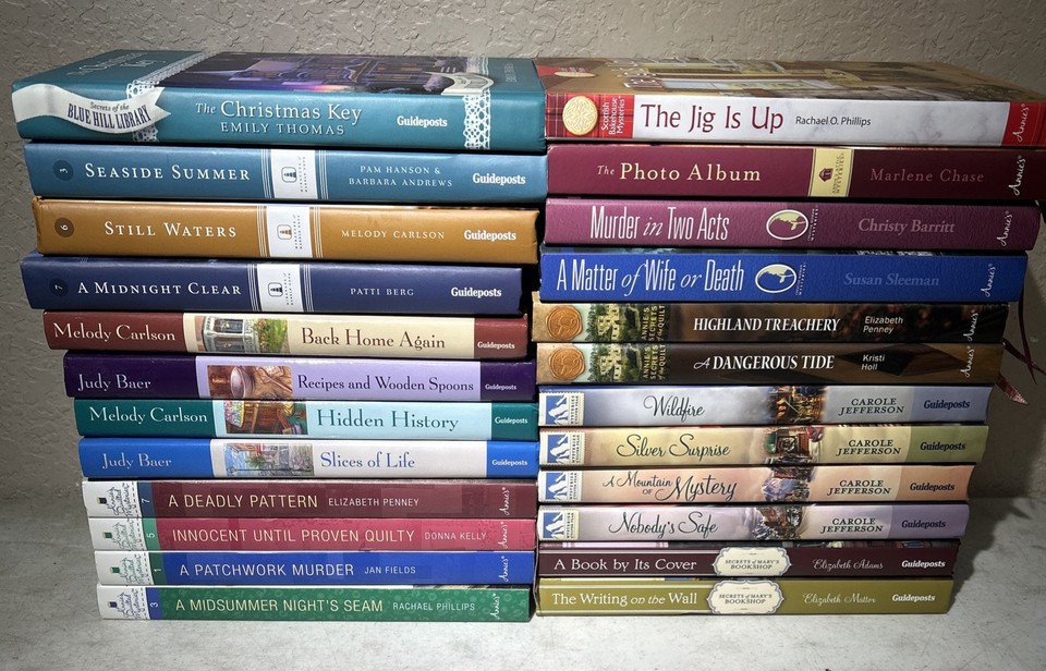 Lot Of 24 Guideposts & Annie’s Hardcover Books- Romantic,mystery,humor ...
