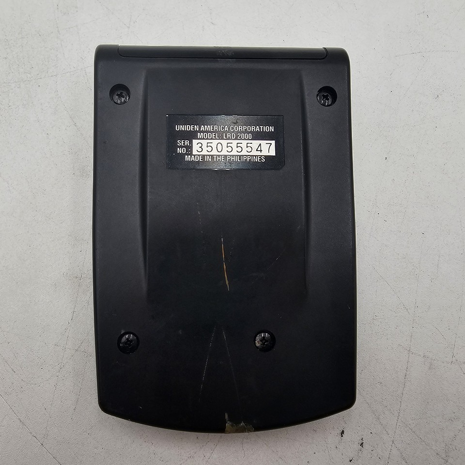 Uniden LRD 2000 Radar Detector Stalker Wideband X K Ka Band + Car ...
