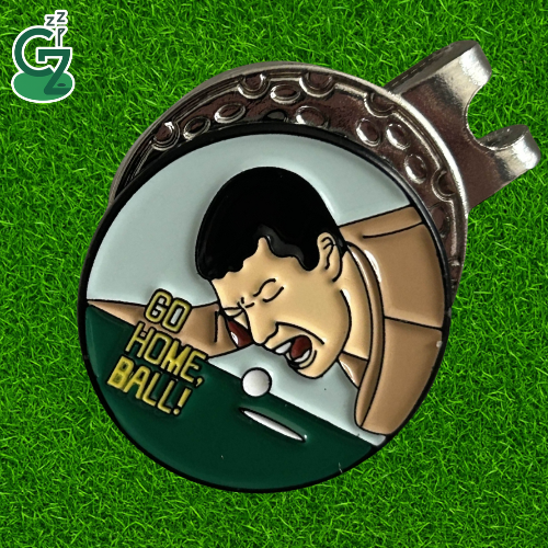 Magnetic Golf Ball Marker & Hat Clip Go Home Ball (Happy Gilmore Adam ...