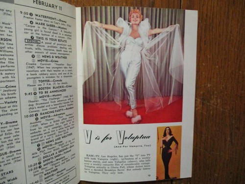 2/1955 TV Guide(GLORIA PALL/VOLUPTUA/PRESTON FOSTER/MILTON BERLE/EDWARD ...