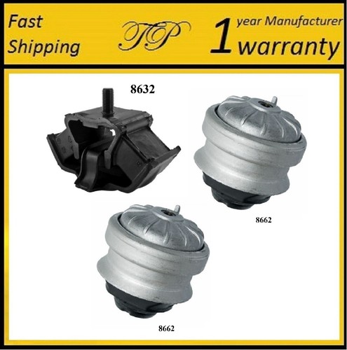 3PCS Motor & Trans Mount For MERC 300D 3.0L 87; 300E 3.0L 86-89, 2.6L ...