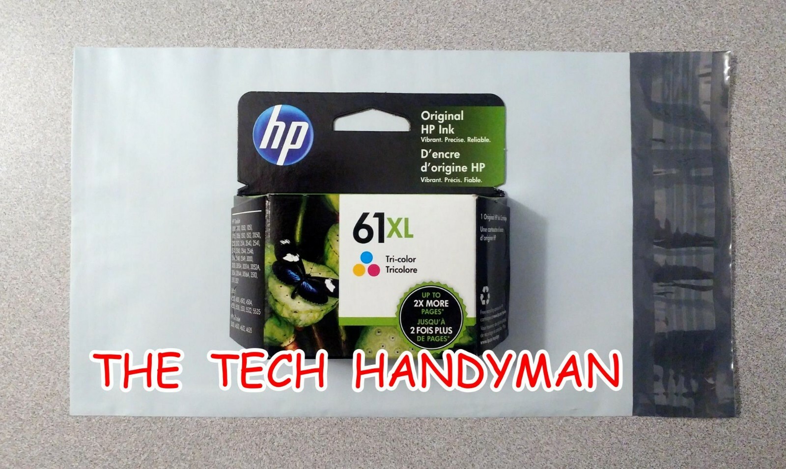 HP GENUINE 61XL TRI-COLOR INK (RETAIL BOX) ENVY 5530 5531 5532 5535 ...