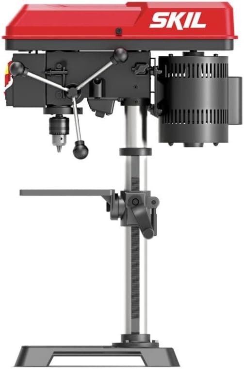 6.2 Amp 10 In. 5-Speed Benchtop Drill Press with Laser Alignment & Work ...
