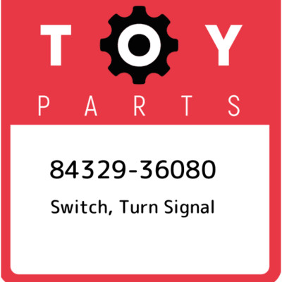 84329-36080 Toyota Switch, turn signal 8432936080, New Genuine OEM Part ...