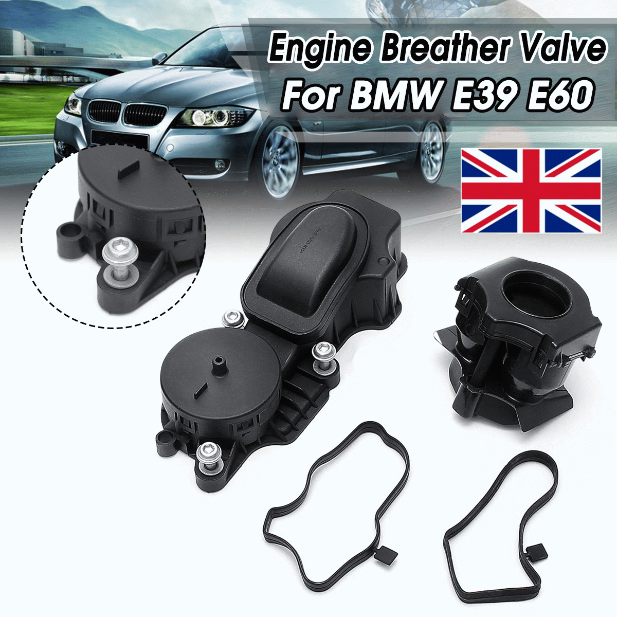 FOR BMW DIESEL VORTEX ENGINE BREATHER VALVE E39 E60 525d 530d E46 320d ...