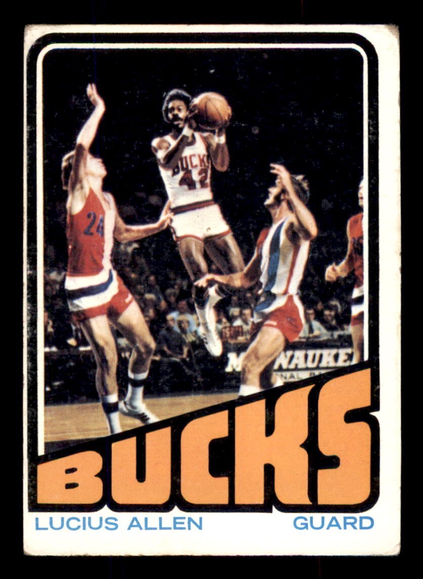 1972 Topps Basketball #145 Lucius Allen GD *e3 | eBay