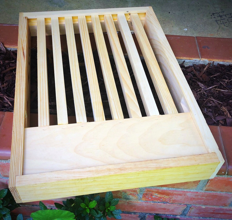 Pine 8 frame slatted rack for Langstroth bee hive | eBay