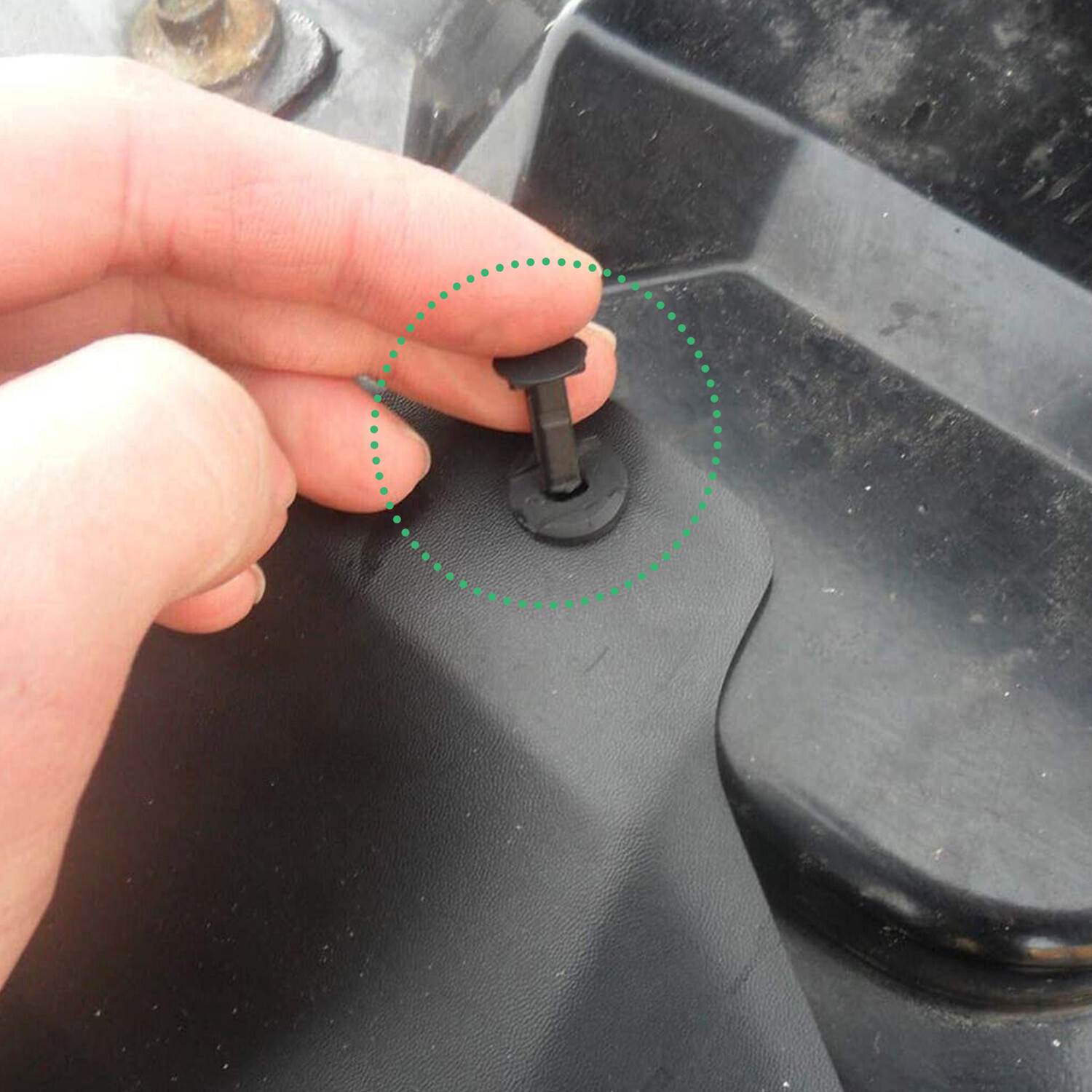 100x ATV Retainer Clips Push Pin Splash Guard Body Panel For Honda 8mm ...