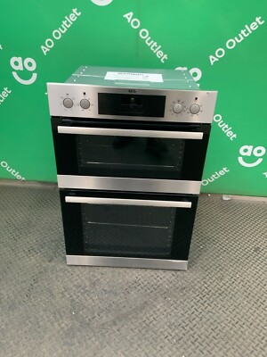 AEG Electric Double Oven Stainless Steel Built In A/A Rated DCB331010M ...