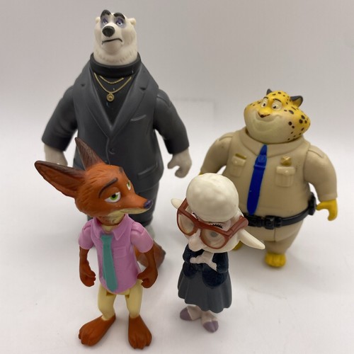 TOMY Disney Zootopia Officer Clawhauser /Mr Big/Nick Wilde/May ...