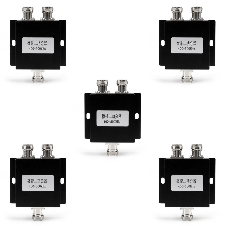 UHF 2 Way Antenna Power Splitter 400-500MHZ Radio Repeater Power ...