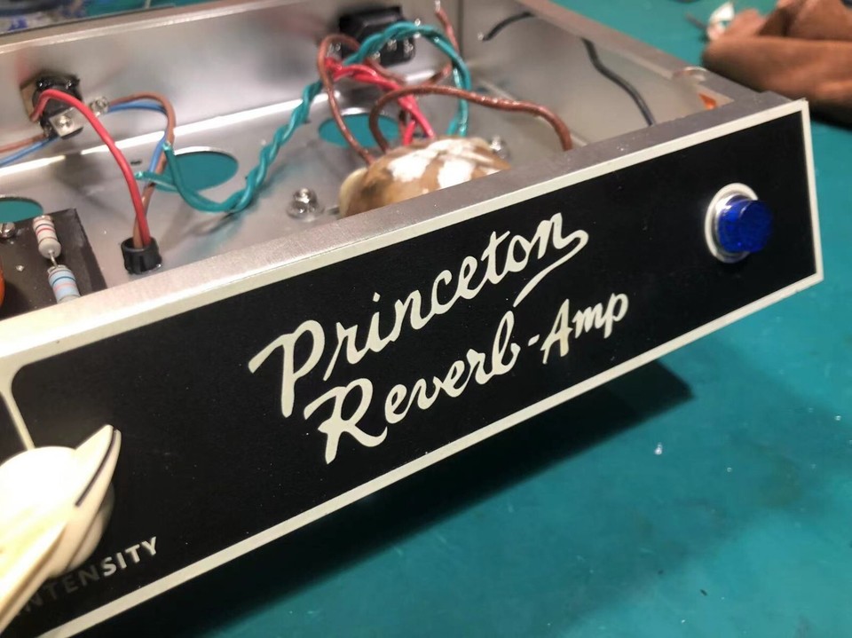 Handwired Blackface Princeton Reverb JUST Chassis, 6V6*2, 12AX7*3 ...