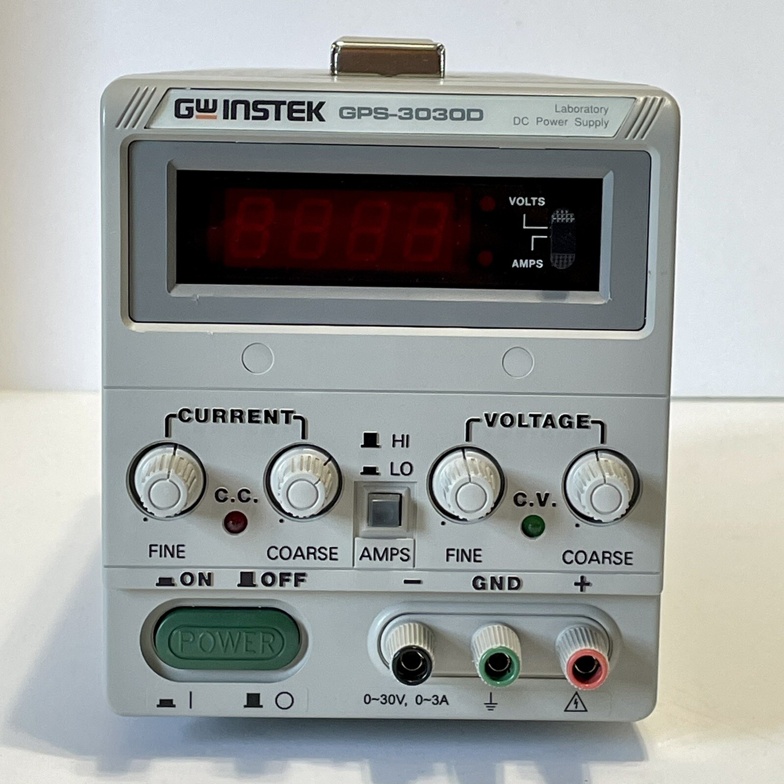 GW Instek GPS-3030D Linear DC Bench Lab Power Supply Regulated 30V 3A ...