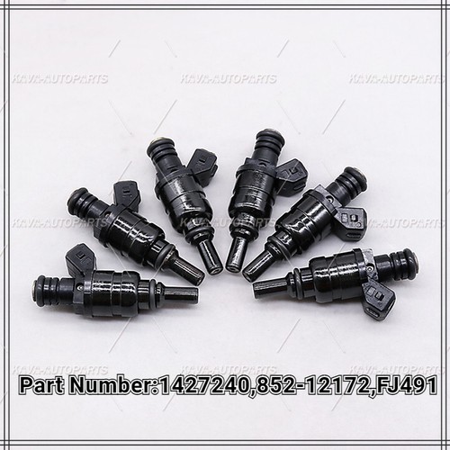 Set 6 Fuel Injectors 1427240 For 2001-05 BMW 325xi 325i 320i 325Ci 525i ...