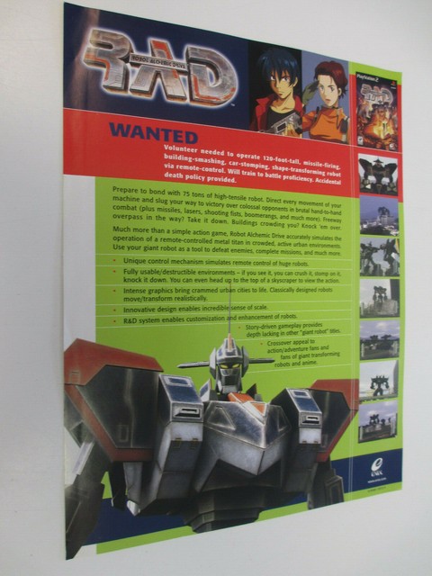 Robot alchemic drive ps2 - firstasev