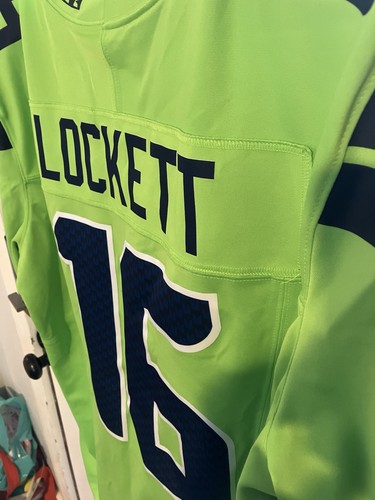 Nike Tyler Lockett Seattle Seahawks Green NFL Color Rush Football ...