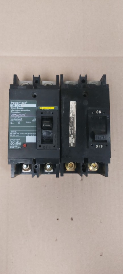 SQUARE D 200 AMP MAIN BREAKER TOP FEED QBM22200TN= Q2M2200MT ...