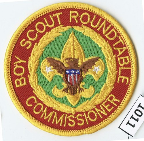 DEALER DAVE Boy Scout 1992 RED ROUNDTABLE COMMISSIONER PATCH(1011) | eBay