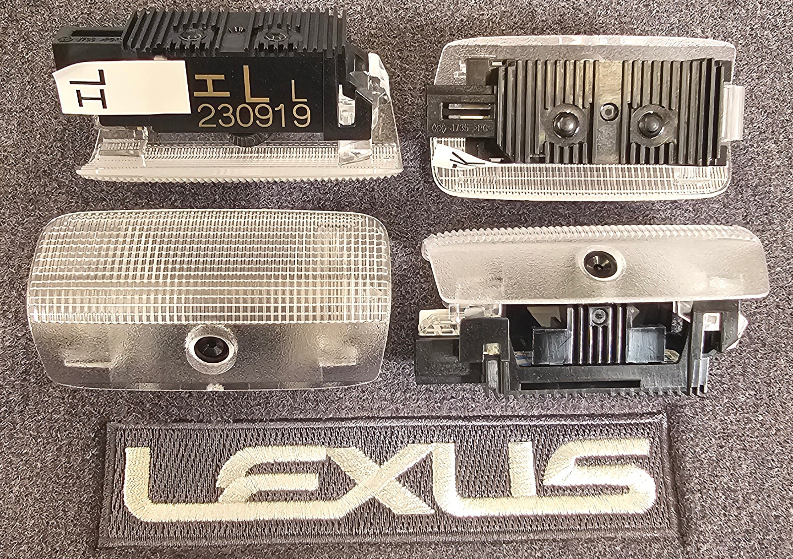 Genuine OEM Lexus Puddle Lamp Set LX600 LX700h Front Rear Doors 4PC ...