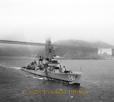 USS PRICHETT DD 561 Golden Gate Photo Print Personalized US Navy | eBay