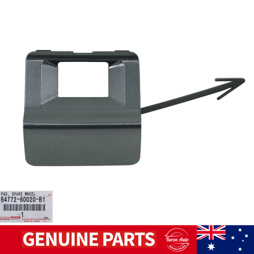 Tailgate Spare Wheel Camera Cover for Toyota Prado - Grey - 64772-60020 ...