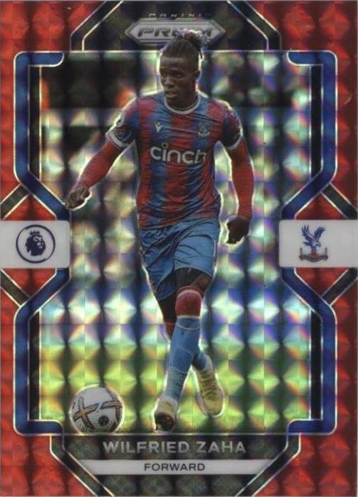 2022-23 Panini Prizm Premier League - Wilfried Zaha #18 Red Mosaic ...