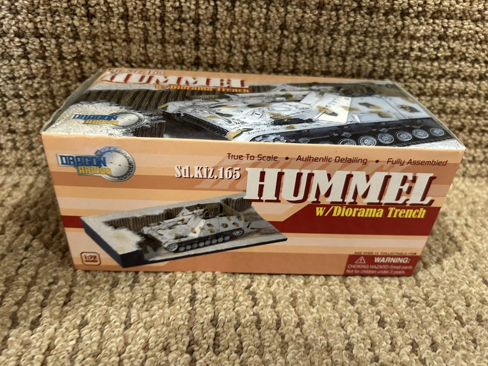 Dragon Armor 1:72 Hummel w/Diorama Trench 19 Pz Div Eastern Front 1944 ...