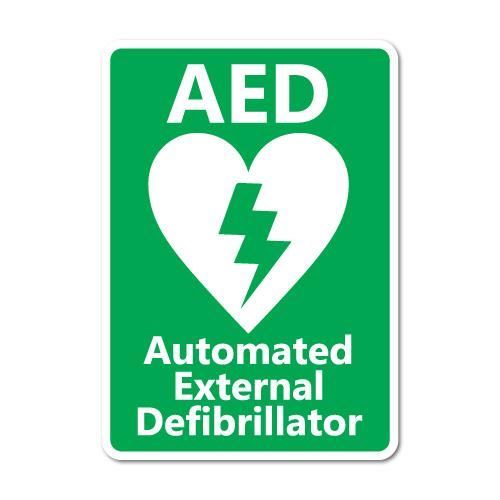 AED Automated External Defibrillator Sticker | eBay