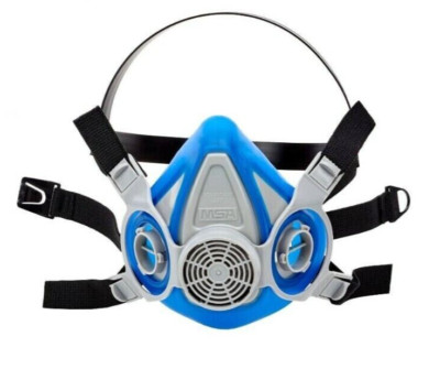 MSA MEDIUM Half Face Mask Reusable Respirator Facepiece Respiratory ...