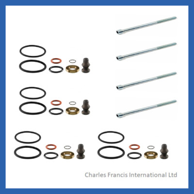 4 x INJECTOR SEAL KIT AND BOLTS FOR BOSCH PD INJECTOR VW AUDI SEAT ...