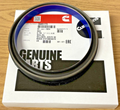 ~NEW GENUINE CUMMINS OEM ~ FRONT ENGINE HOUSING CRANKSHAFT SEAL ...