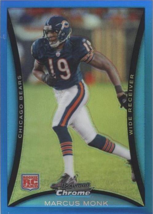 2008 Bowman Chrome - Marcus Monk #BC100 Blue Refractor /150 (RC) for ...