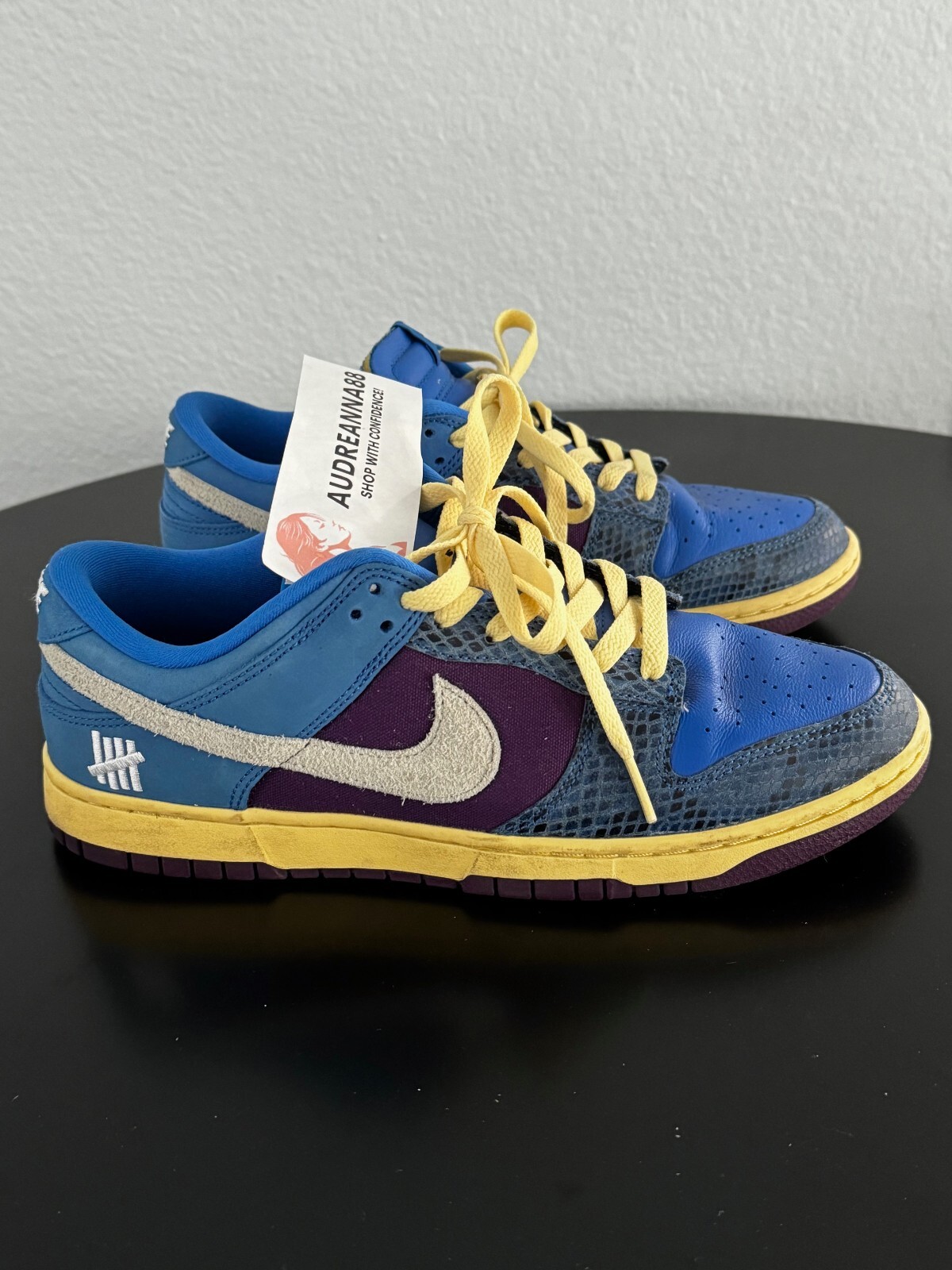 Nike Dunk Low Undefeated 5 On It vs. AF Size 9.5 USED… - Gem