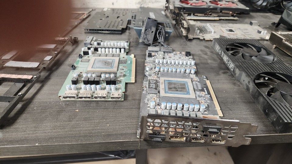 Assorted Graphics card parts, includes gpu's, micron d8bww, d8bgw | eBay
