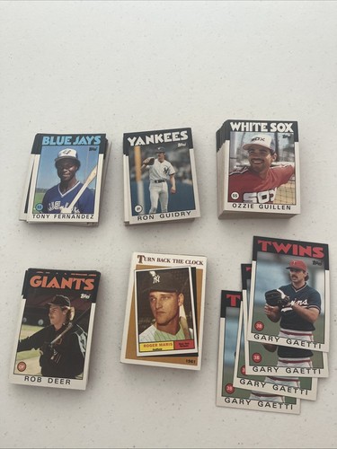 1986 Topps Baseball Lot Of 146 Minor Stars - Has Many Duplicates | eBay