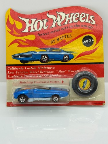RARE HOT WHEELS REDLINE US BRIGHT BLUE WHIP CREAMER IN THE BLISTER PACK ...