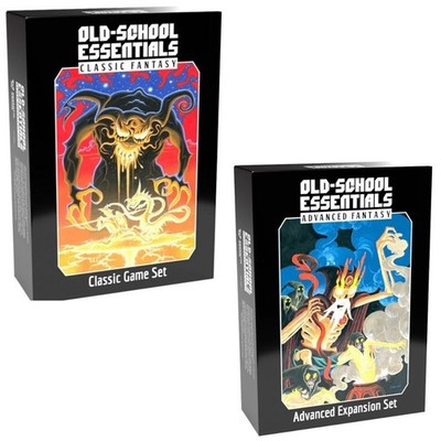 Old School Essentials: Classic Game Set and Advanced Expansion Set, RPG ...