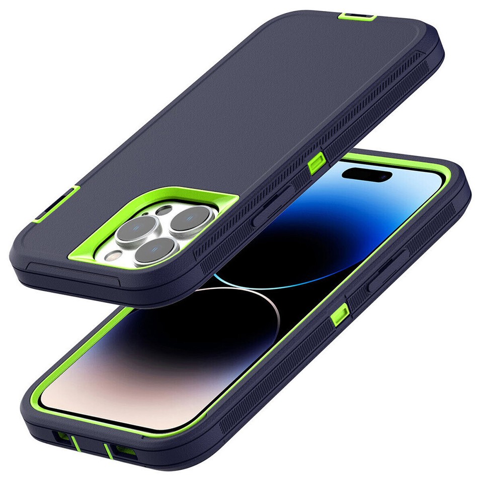 Defender Case Cover Dual Layer Feather Falling For iPhone 16 15 14 13 ...