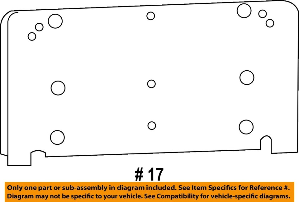 CHRYSLER OEM 08-20 CV Front Bumper Bumper Components-License Mount ...