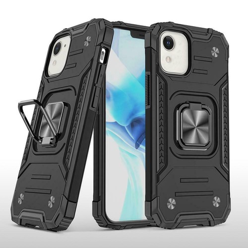 Stand Black Armour ShockProof Case for iPhone XR Hybrid Back Cover | eBay