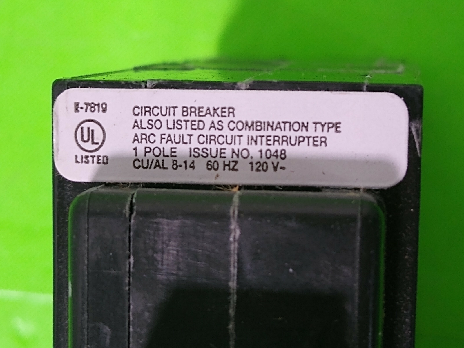 NEW Eaton BRN120AF Breaker, 20A, 1P, 120/240V, 10 kAIC, Type BR Combo ...