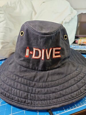 Scuba Hat~ I Dive w/Tank Dive Flag Unisex, Strap, Bucket Hat, Sun ...
