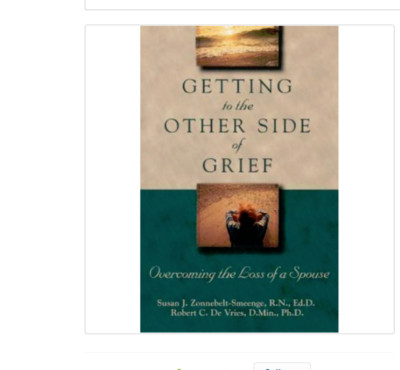 GETTING TO THE OTHER SIDE OF GRIEF Susan Zonnebelt-Smeenge FREE SHIP ...