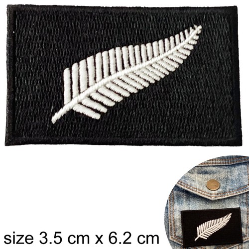 all blacks fern iron on patch New Zealand NZ Kiwi Aotearoa flags iron ...