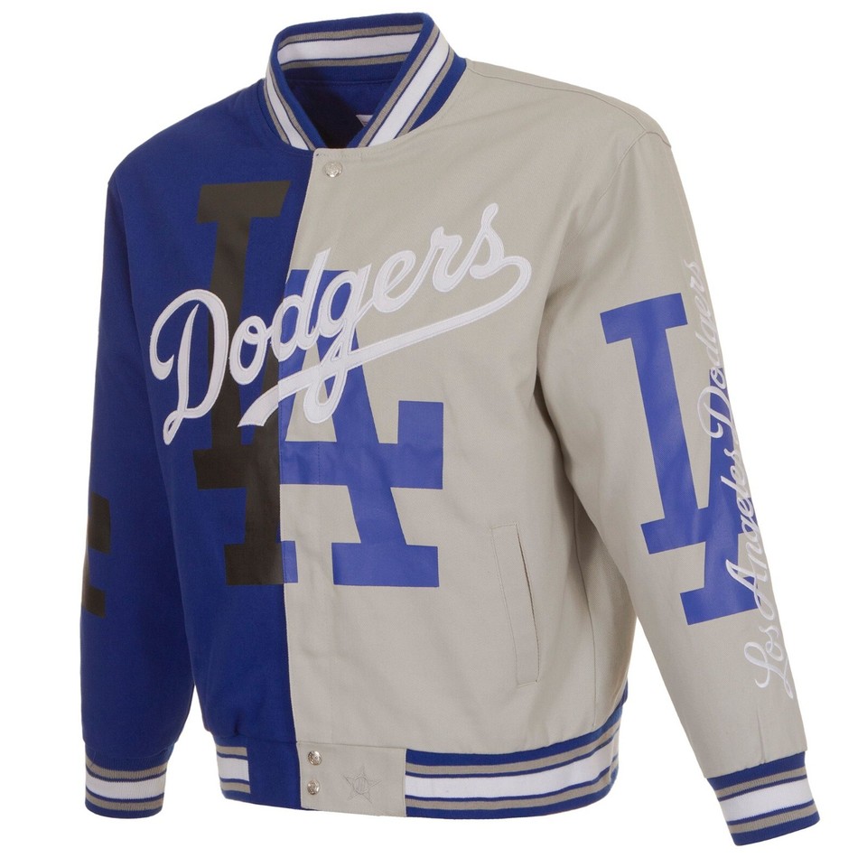 Authentic MLB Los Angeles Dodgers JH Design Cotton Full Snap ...