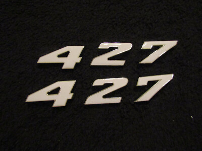CHEVROLET 427 ENGINE ID FENDER HOOD SCOOP QUARTER PANEL TRUNK EMBLEMS ...