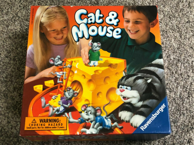 Ravensburger Cat & Mouse Board Game 3d Chase 2003 Complete for sale ...