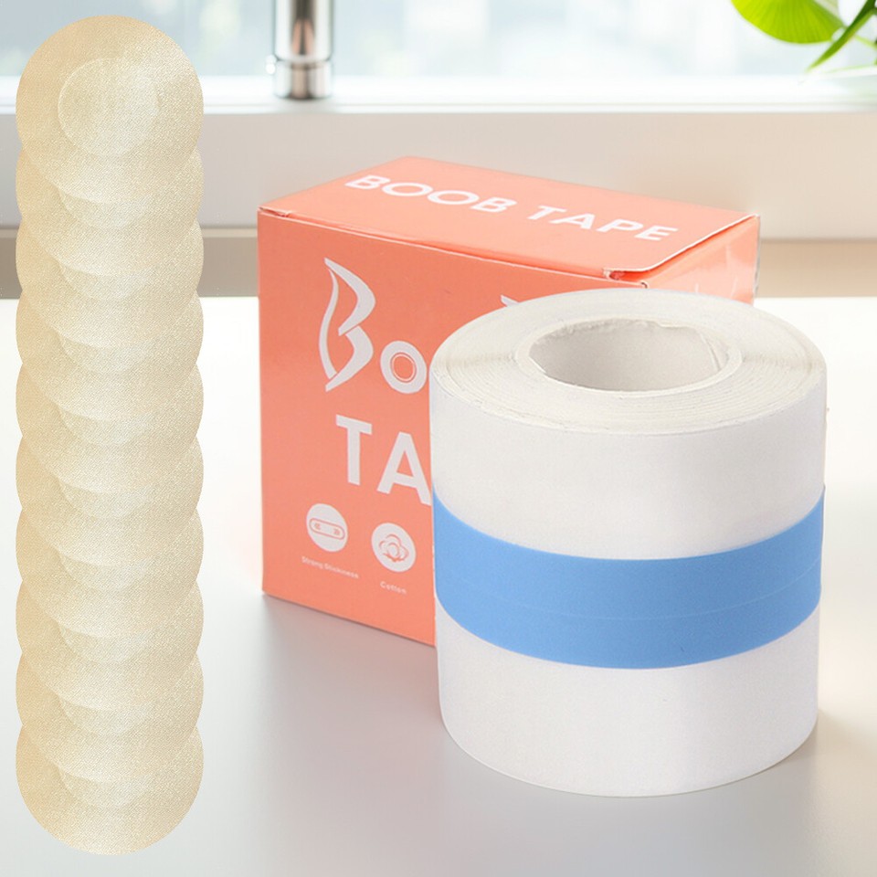 Waterproof Boob Tape Strapless Pad Sticker with 10 Nipple Covers for ...