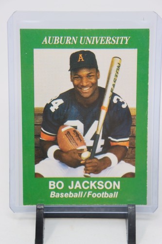 Auburn University BO JACKSON Baseball / Football Two Sport Superstar ...